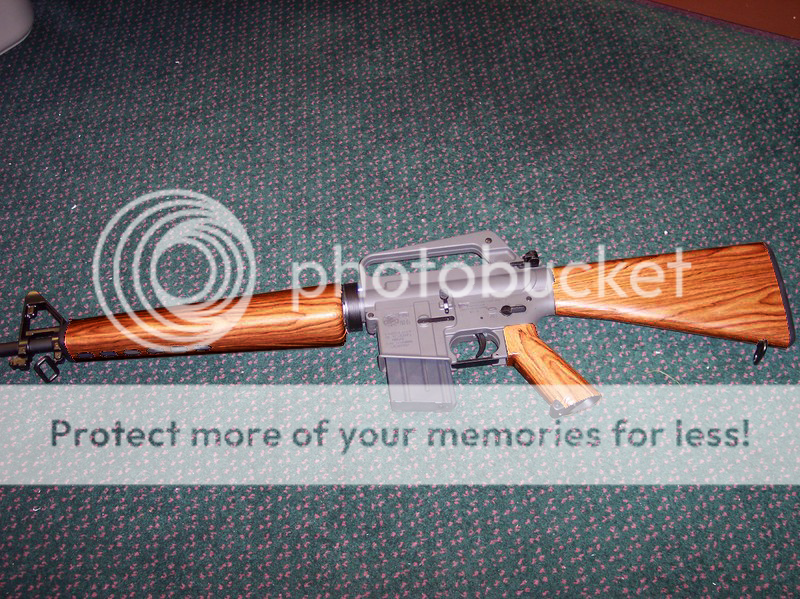 I saw the recent wood MP5, figured I would show off the one I made ...