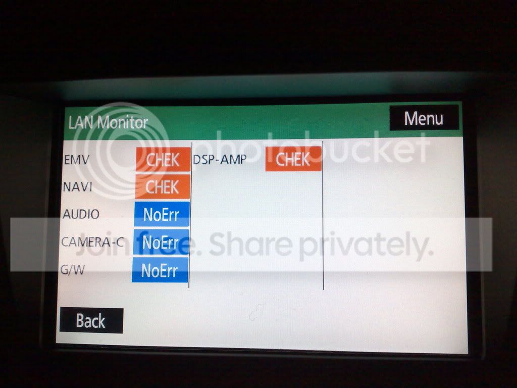 Hidden Menus - Lexus IS 250 / Lexus IS 250C Club / Lexus IS 220D & IS ...