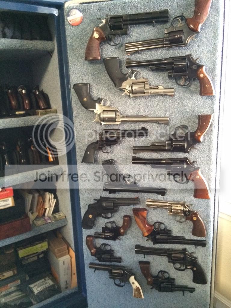 How do you store your revolvers in the safe? | Colt Forum