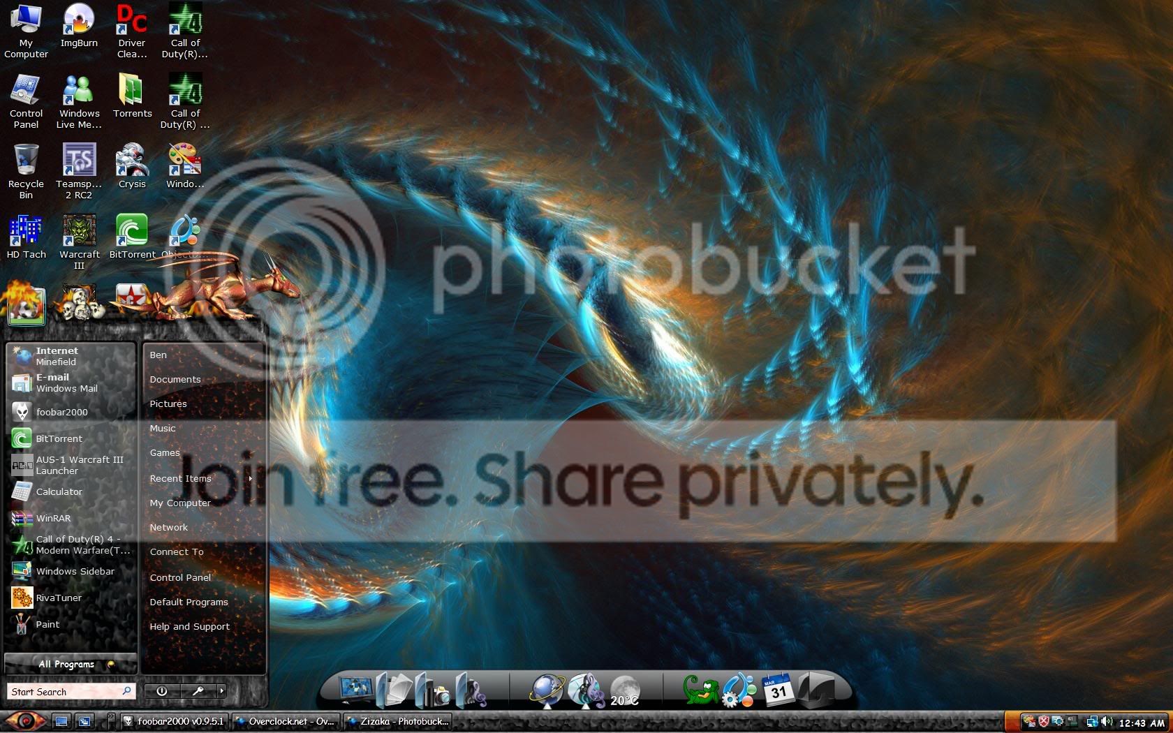 Windows Blinds + Object Dock | Overclock.net
